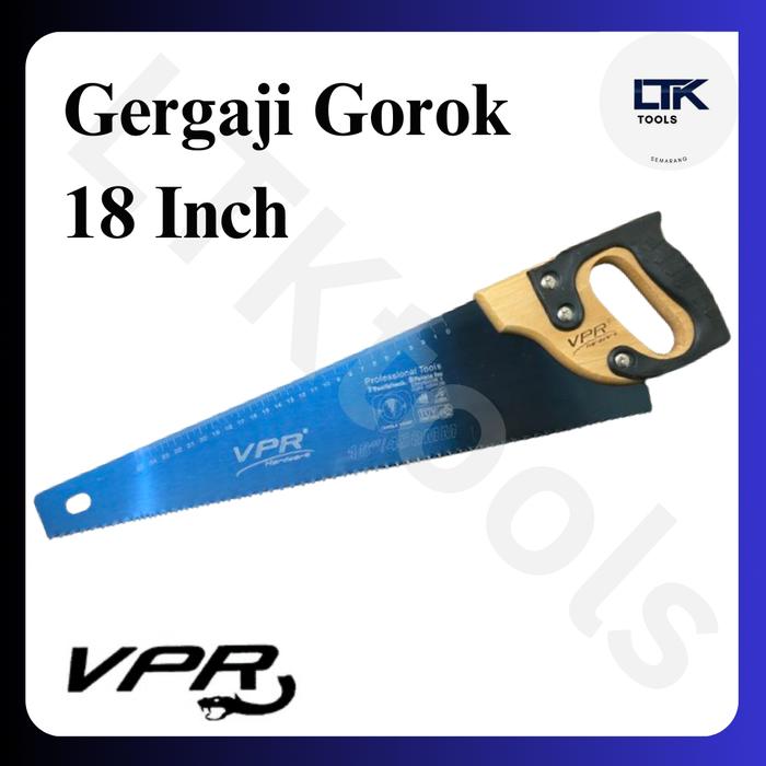 Jual Gergaji Gorok Kayu Karet 18"/ Hand saw 18" Merek VPR - Kota ...