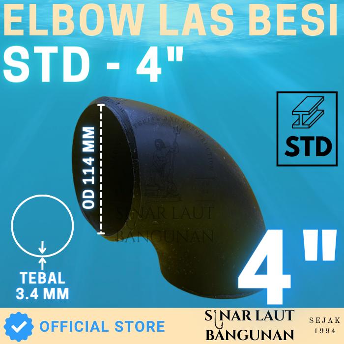 Jual ELBOW BESI LAS 4 Inch STD - Jakarta Utara - Sinar Laut Bangunan ...