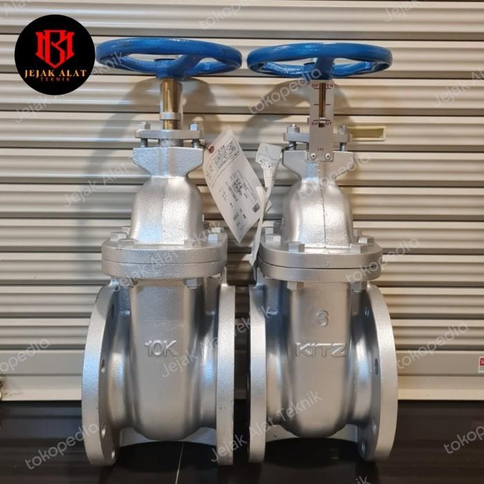 Jual GATE VALVE 2 INCH KITZ DN50 JIS 10K FLANGE CAST IRON STEAM FCHI ...