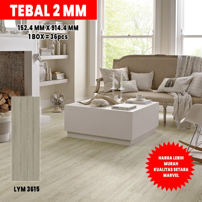 Jual Lantai Vinyl Plank 2mm Motto Harga Per Box Motif Kayu Lembaran - LYM3615 - Kota Bandung ...