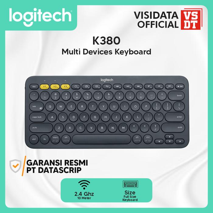 Jual Logi tech K380 Keyboard Wireless Bluetooth Multi-Device - Black ...