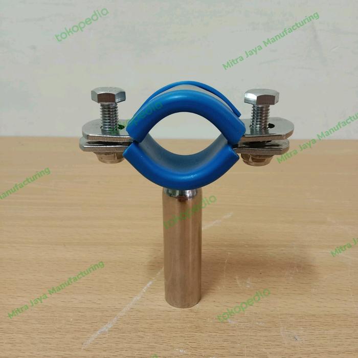 Jual Klem / Clamp Pipa Holder Sanitary 304 1 1/4 " inchi 32-35 mm ...