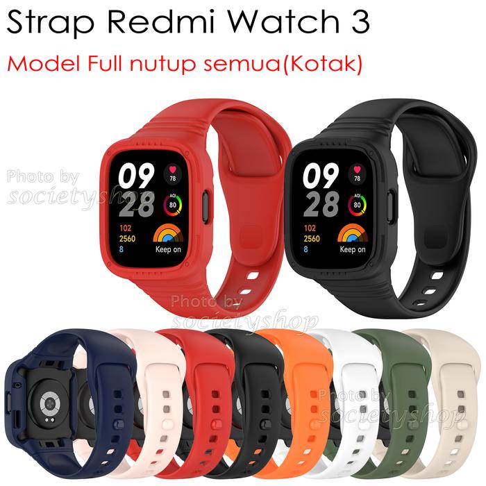 Jual Strap Redmi Watch 3 Silicone Jam Redmi Watch 3 SET Tangan Smart ...