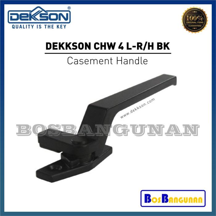 Jual Rambuncis Jendela DEKKSON CHW 4 BK HITAM Casement Handle Dekkson ...