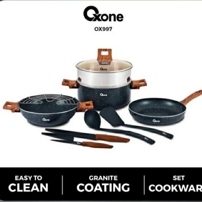 Jual performa cookware set Oxone ox 997/panci set granite coating - Kota Tangerang - Oxone ...