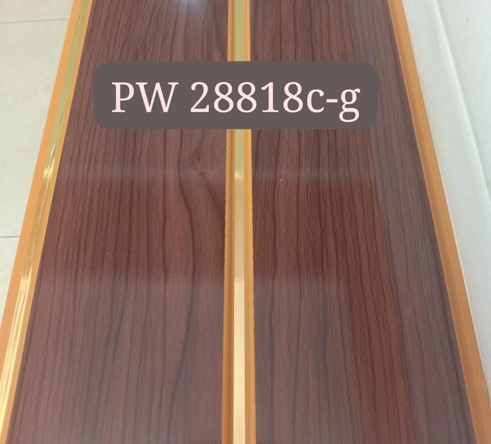 Jual Plafon PVC motif kayu gelap garis emas - Kab. Tangerang - SUMA ...