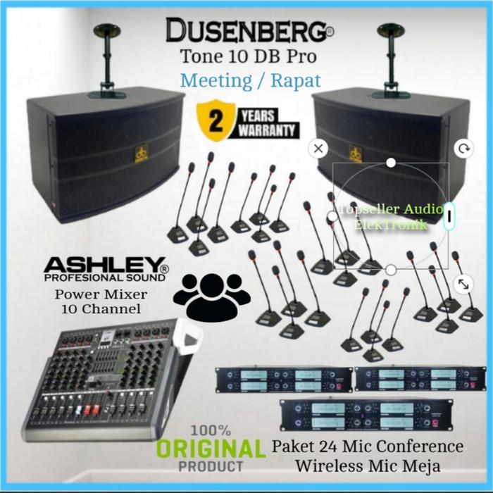 Jual Paket Meeting / Rapat Mic Conference 24 Mic Wireless Dusenberg ...