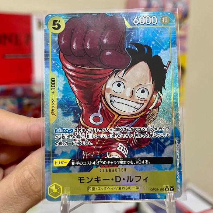 Jual Monkey D. Luffy Parallel SR OP07-109 - Luffy PSR One Piece Card ...