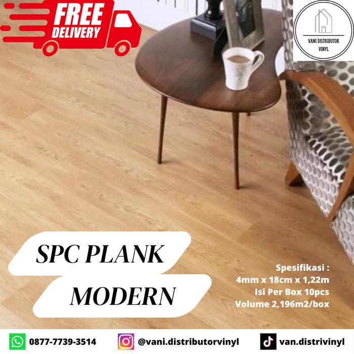 Jual Lantai SPC Flooring Modern | Vinyl Klik 4mm | Lantai SPC Wood - Jakarta Timur ...