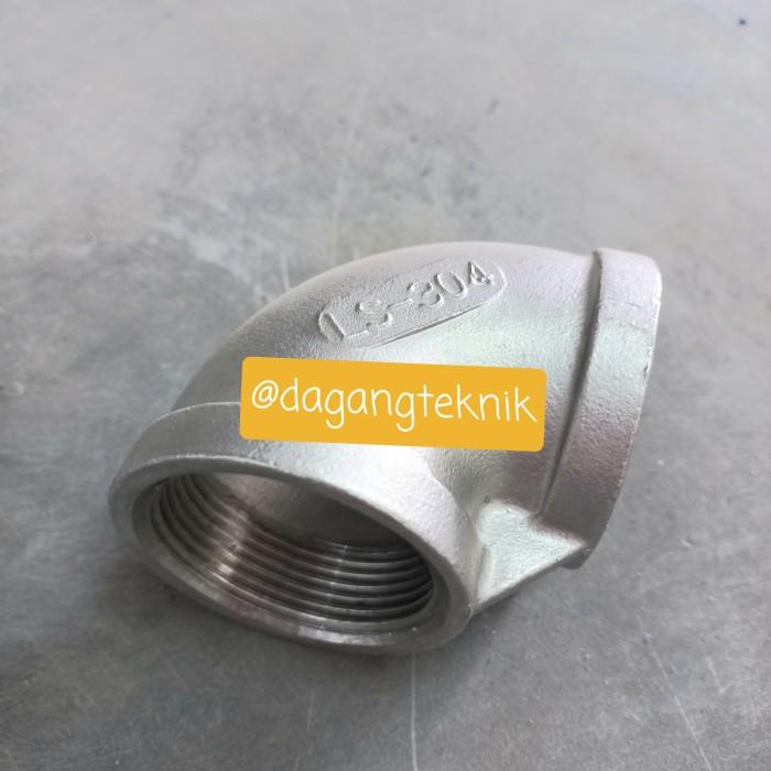 Jual Elbow / Knee Drat SS 304 Ansi 150 / Class 150 3 inch / DN 80 - Jakarta Pusat - dagangteknik ...