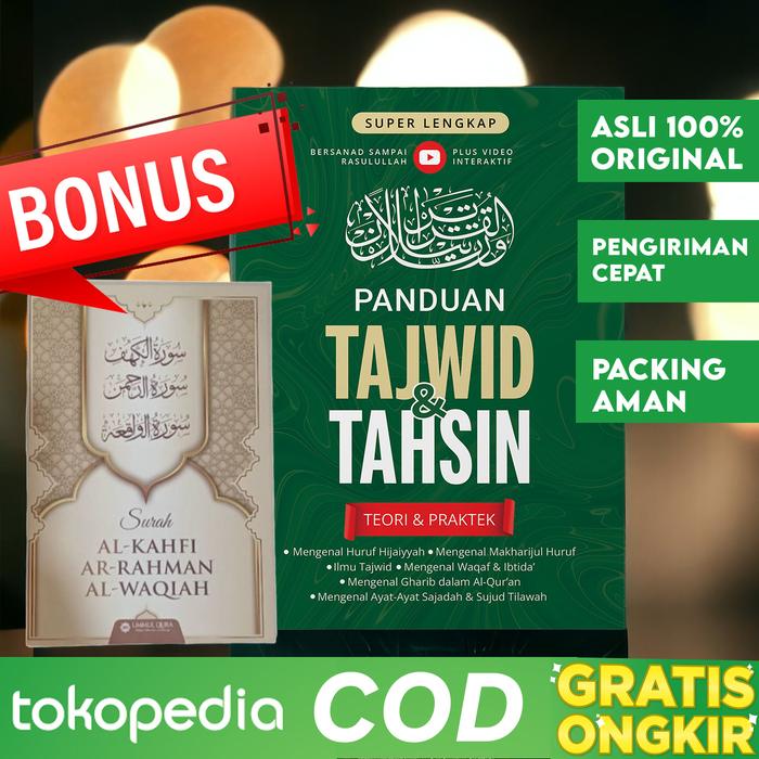 Jual Buku Panduan Tajwid Tahsin Bersanad Lengkap Teori dan Praktek ...