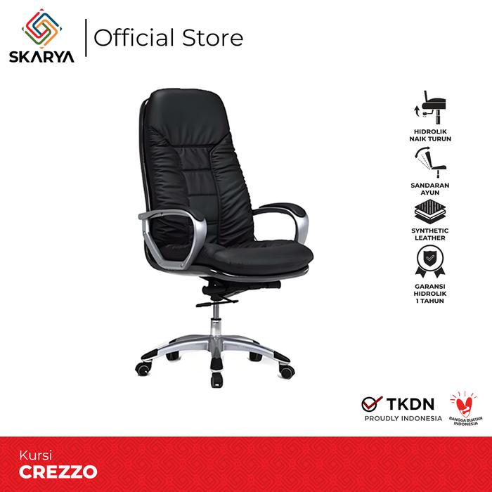 Promo Kursi Direktur Kursi Kerja Kursi Kantor Kursi Kulit Crezzo (Baru ...
