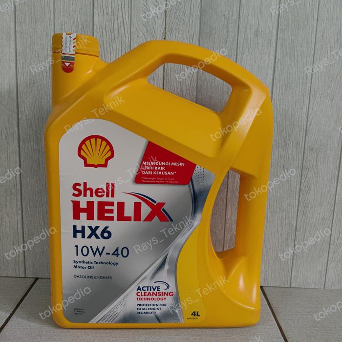 Jual Shell Helix Hx6 10w 40 Shell Helix Hx6 10w-40 Oli Mobil Shell ...
