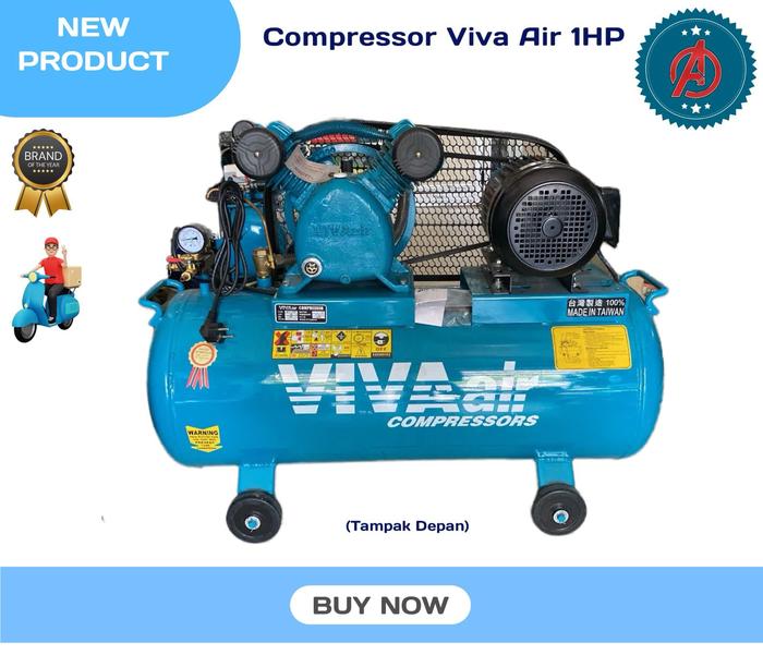 Jual Compressor Viva Air 1 HP + motor 1 HP made in Taiwan - Kota ...