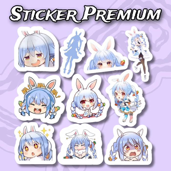 Jual Sticker Vtuber Usada Pekora Pack Isi 10 Pcs Waterproof - Kota ...
