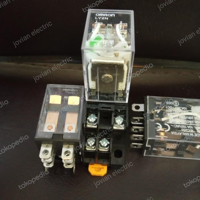 Jual relay omron ly2n 24vdc 10a 8pin + socket - Jakarta Barat - jovian ...