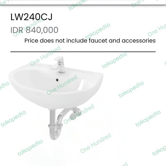Jual wastafel toto lw240cj paket komplit - Jakarta Selatan - One ...