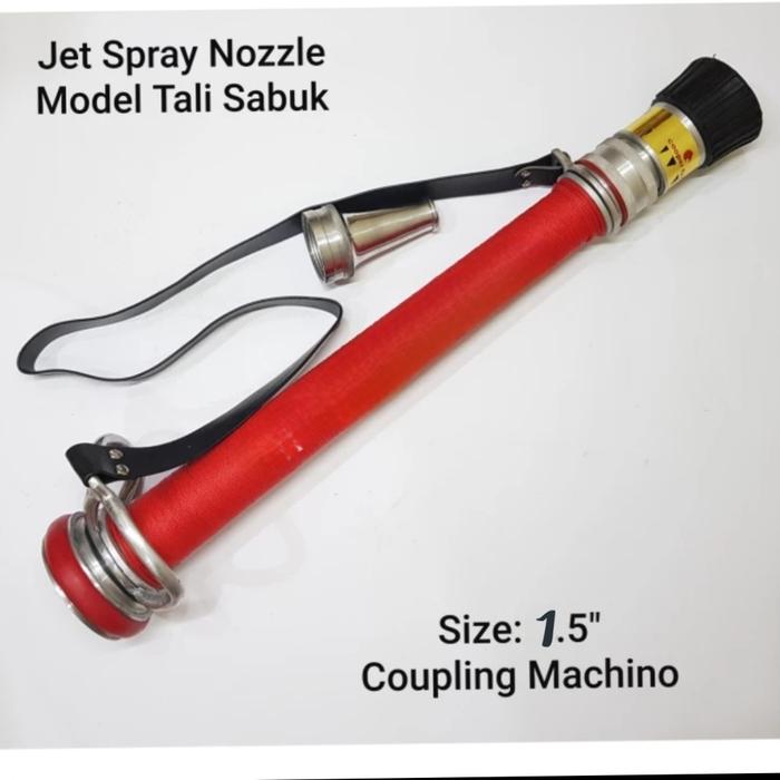 Jual JET NOZZLE PEMADAM SABUK 1,5" VARIABLE SPRAY MACHINO FIRE TALI ...
