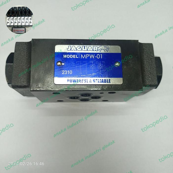 Jual pilot operated check valve modular MPW 01 jaguar - Jakarta Barat ...