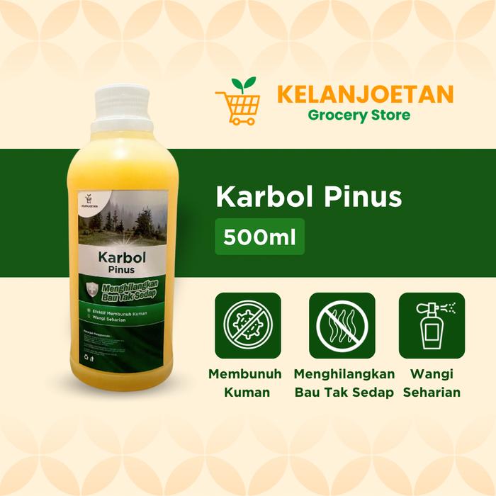 Jual Karbol Pinus Anti Bakteri Kelanjoetan 250ml-2L Lantai dan Kamar ...