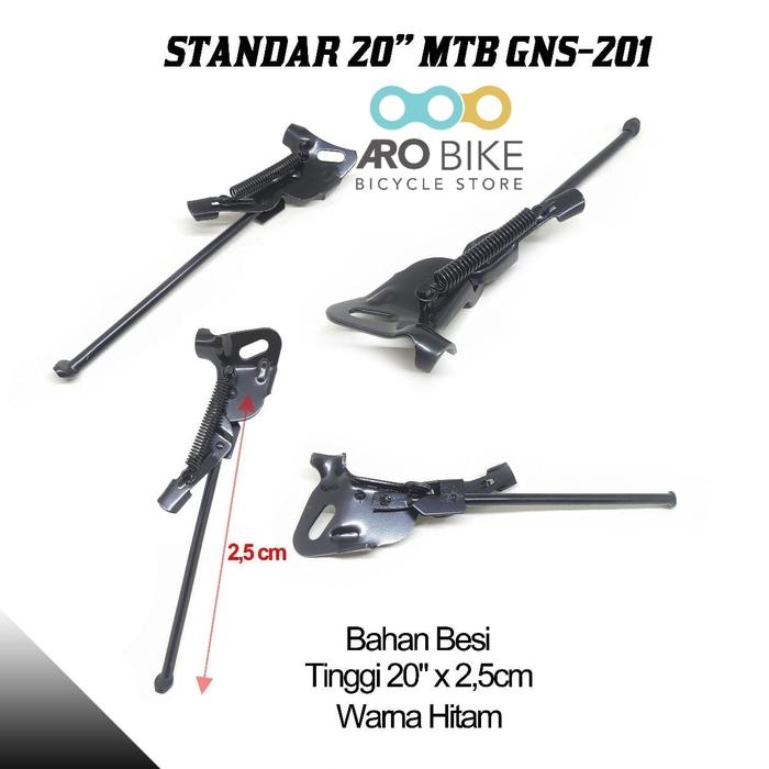 Jual Standar samping sepeda mtb bmx kick stand 20 inch model kunci GNS-201 - Kota Tangerang ...