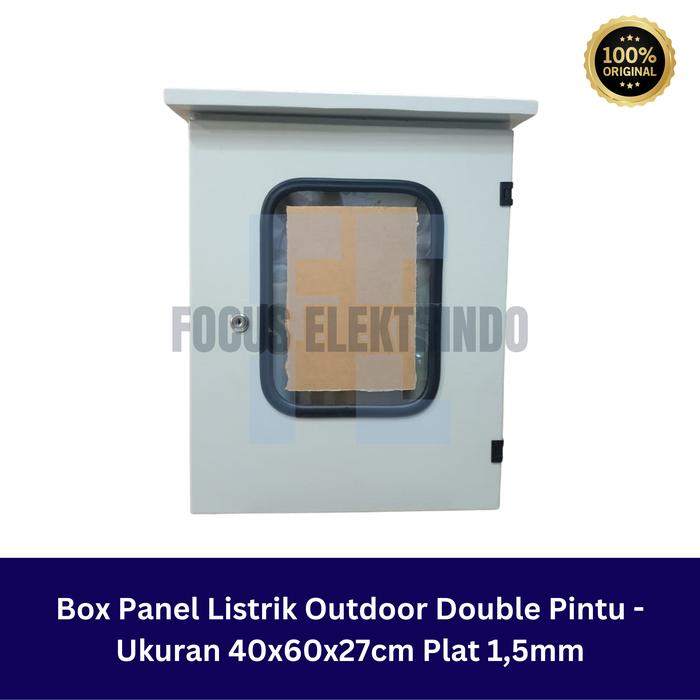 Jual Panel Box Listrik Double Pintu - 40x60x27cm (400x600x270mm) Plat 1 ...
