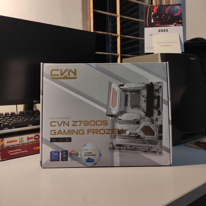 Jual COLORFUL CVN Z790 WHITE GAMING FROZEN V20 DDR5 MOTHERBOARD ...