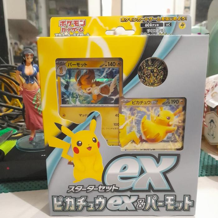Jual Pokemon Starter Set EX Pikachu & Pawmot JPN - Kota Surabaya ...