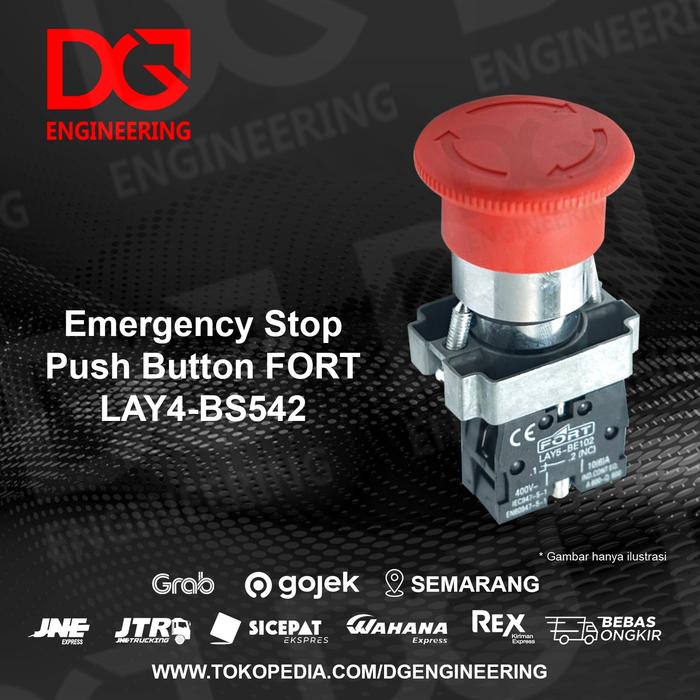 Jual Fort Emergency Stop Push Button Turn To Release LAY4-BS542 - Kota Semarang - DG Engineering ...