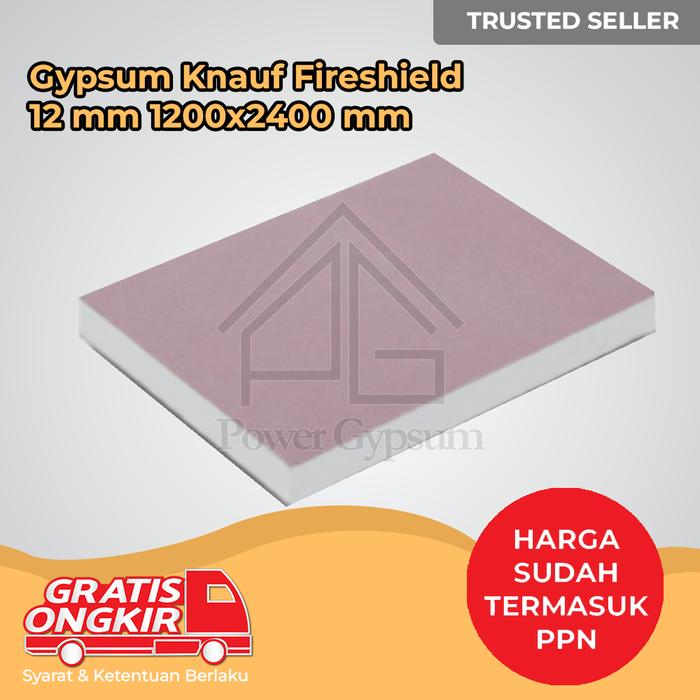 Jual Papan Gypsum Knauf Fireshield 12mm 1200x2400 mm - Jakarta Timur ...