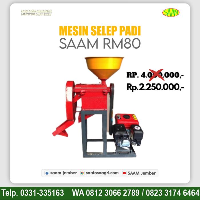 Jual Selepan Padi Mini Tipe SAAM RM80 - Kab. Jember - SAAM | Tokopedia