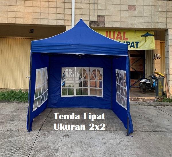 Jual Tenda Lipat 2x2 Lengkap Dinding Mika Motif Jendela - Hijau 1080D ...