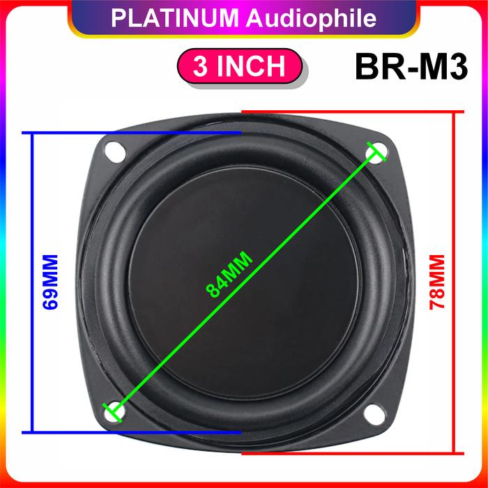 Jual Passive Bass Radiator PBR 2 inch 3 inch 4 inch DIY Pasif Membran ...