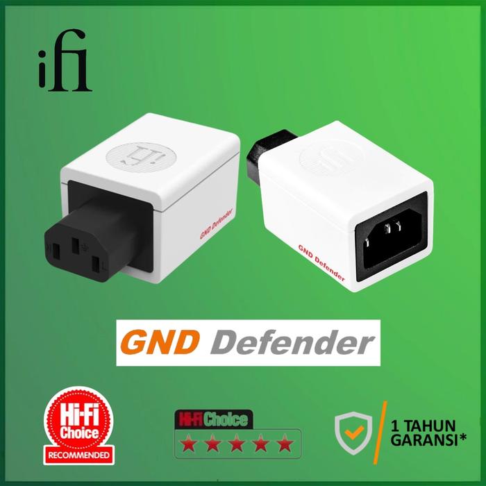 Promo Ifi GND Defender Silent Power IEC Connector Ground Loop Remover ...