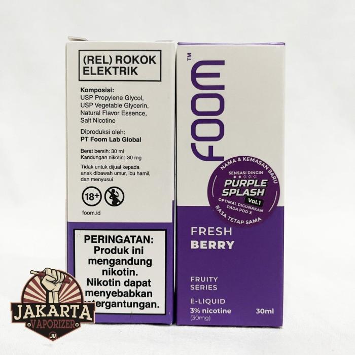 Jual [SALT] FOOM FRESH BERRY 30ML 30MG SALTNIC BY FOOM LAB - Jakarta ...