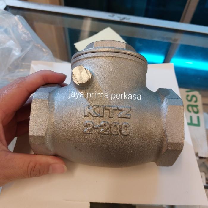 Jual Swing Check Valve Kitz Stainless 2" inch / Stainless steel SS 304 DN50 - Jakarta Barat ...