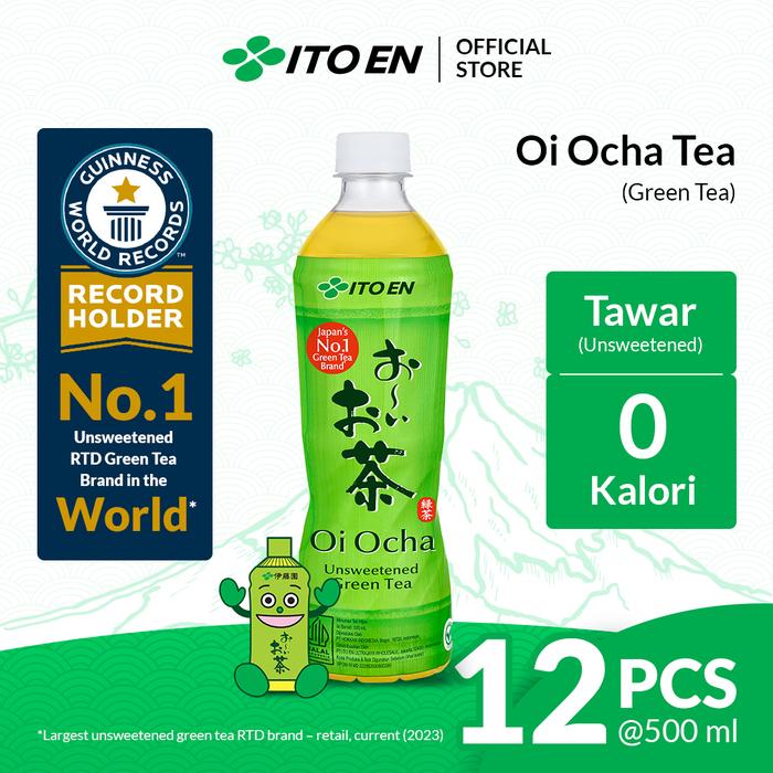 Jual ITO EN Oi Ocha Green Tea No Sugar 500ml isi 12 pcs - Jakarta Pusat ...