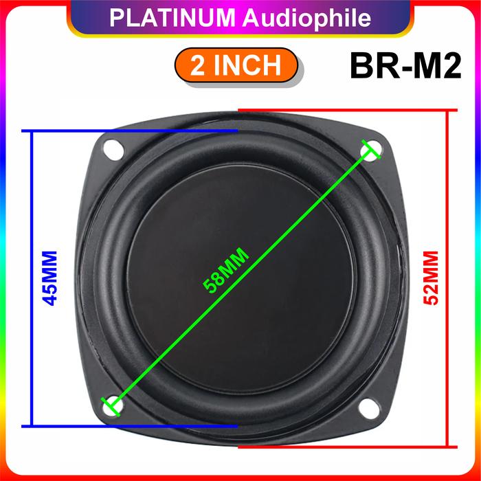 Jual Passive Bass Radiator PBR 2 inch 3 inch 4 inch DIY Pasif Membran ...