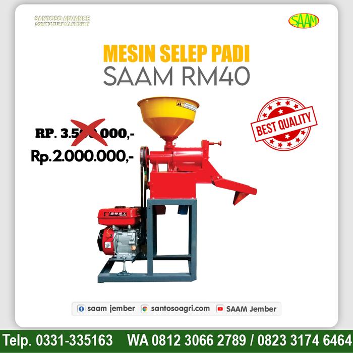 Jual Selepan Padi Mini Tipe SAAM RM40 - Kab. Jember - SAAM Toko ...