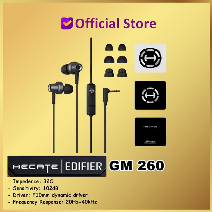 Promo Edifier Hecate GM260 Gaming Wired Earphones For Player Gamers GM ...