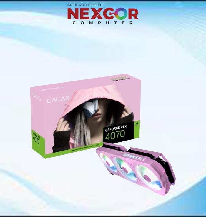 Jual GALAX Geforce RTX 4070 12GB DDR6X EX GAMER PINK EDITION - Jakarta ...