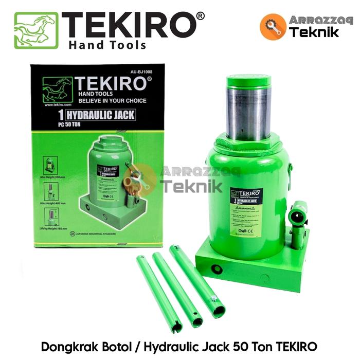 Jual TEKIRO Dongkrak Botol 50 Ton / Hydraulic Jack Tekiro 50T - Kota ...