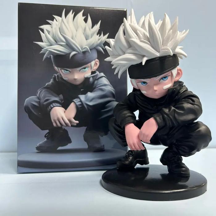 Jual Jujutsu Kaisen Young Gojo Satoru Chibi Statue Kawaii Figure ...
