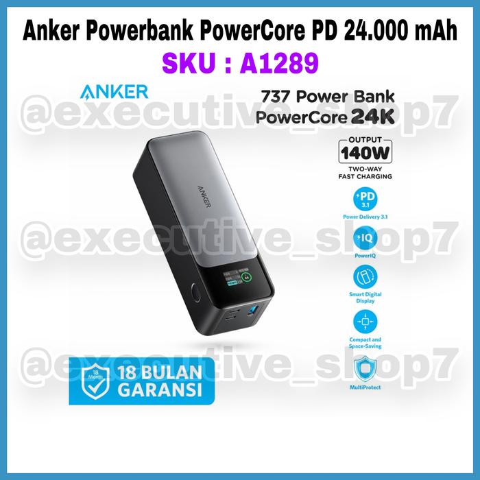 Jual Anker Powerbank PowerCore PD 24.000 mAh - SKU A1289 - Kota Pekanbaru - Executive Shop7 ...