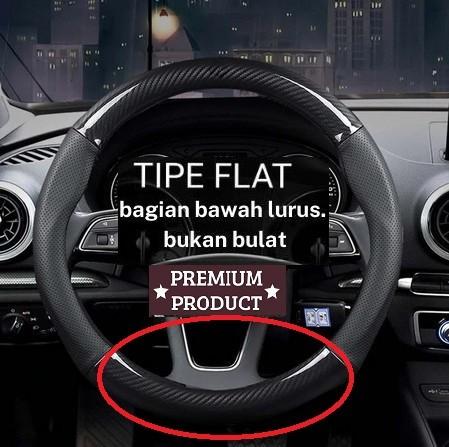 Jual BYD Atto 3 Setir Cover D Shape Mobil Genuine Leather Carbon Stir ...