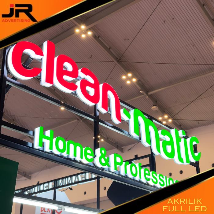 Jual Huruf Timbul Akrilik / Acrylic Full LED Letter Custom Signage ...