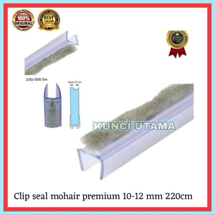 Jual clip seal bulu mohair pintu kaca10-12mm mohair seal pintu kaca ...