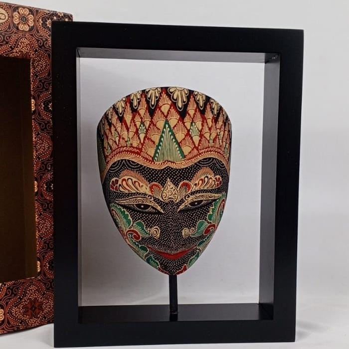 Jual Souvenir dekorasi Hiasan dinding Pajangan Frame Topeng Panji ...
