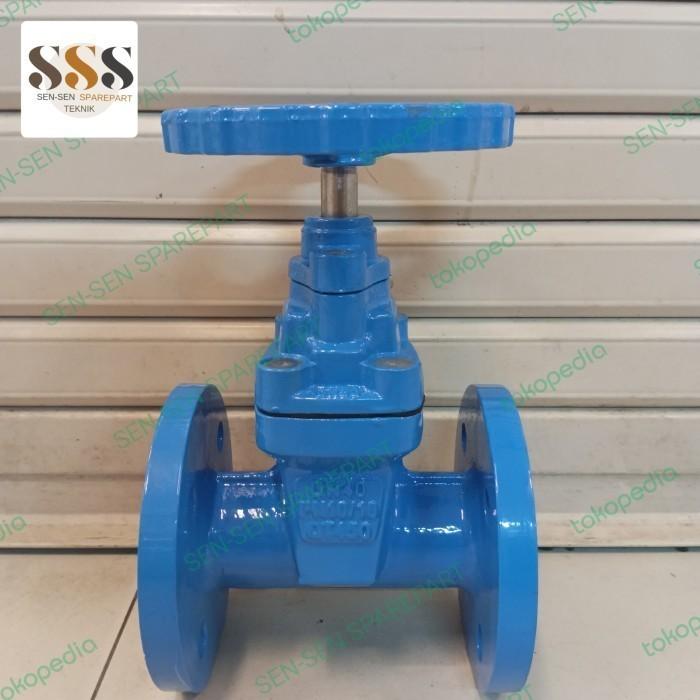 Jual Gate Valve cast iron PN16 DN100 / Gate valve Resilient 4" inch ...