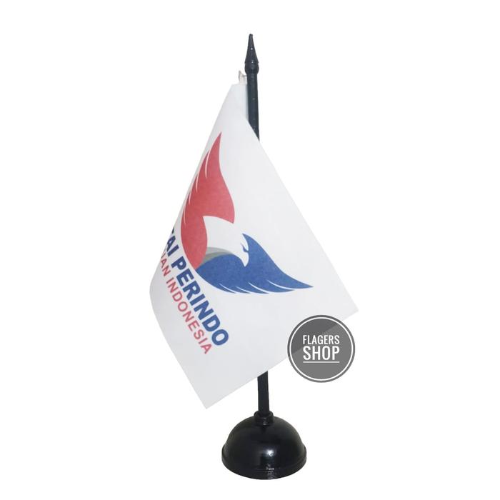 Jual BENDERA MEJA PARTAI PERINDO + TIANG KAYU - Kota Bogor - Flager ...